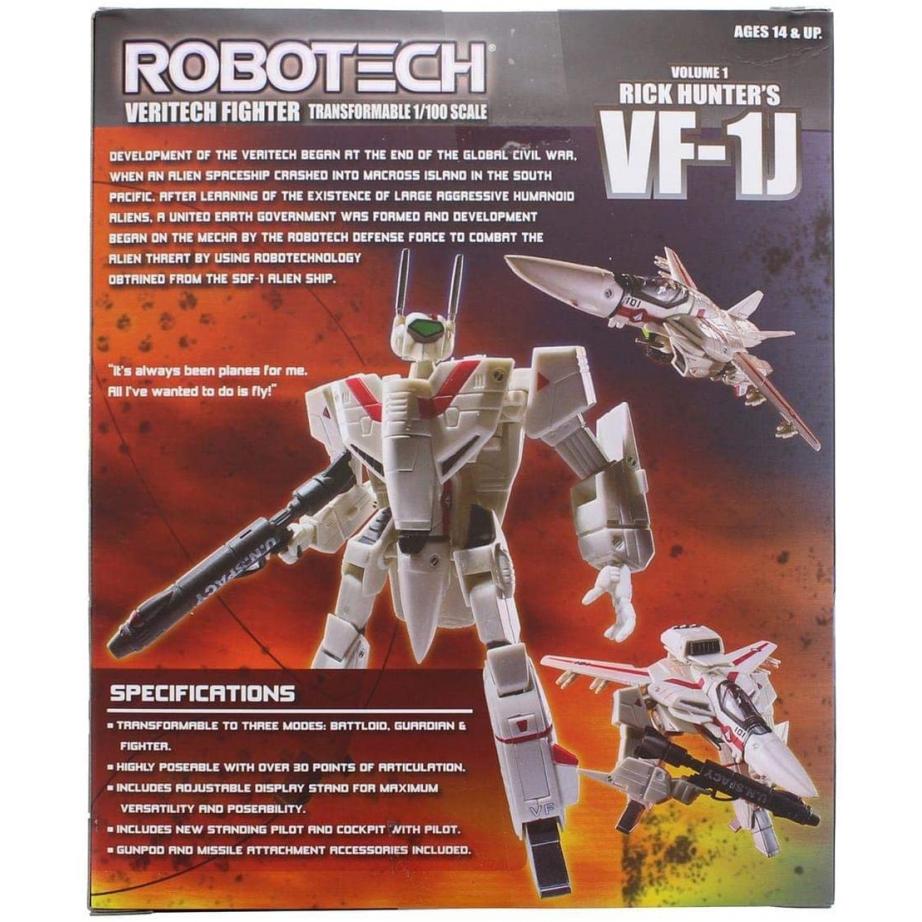 Robotech VF-1J Veritech Fighter Rick Hunter's Volume 1 - Snake.cl